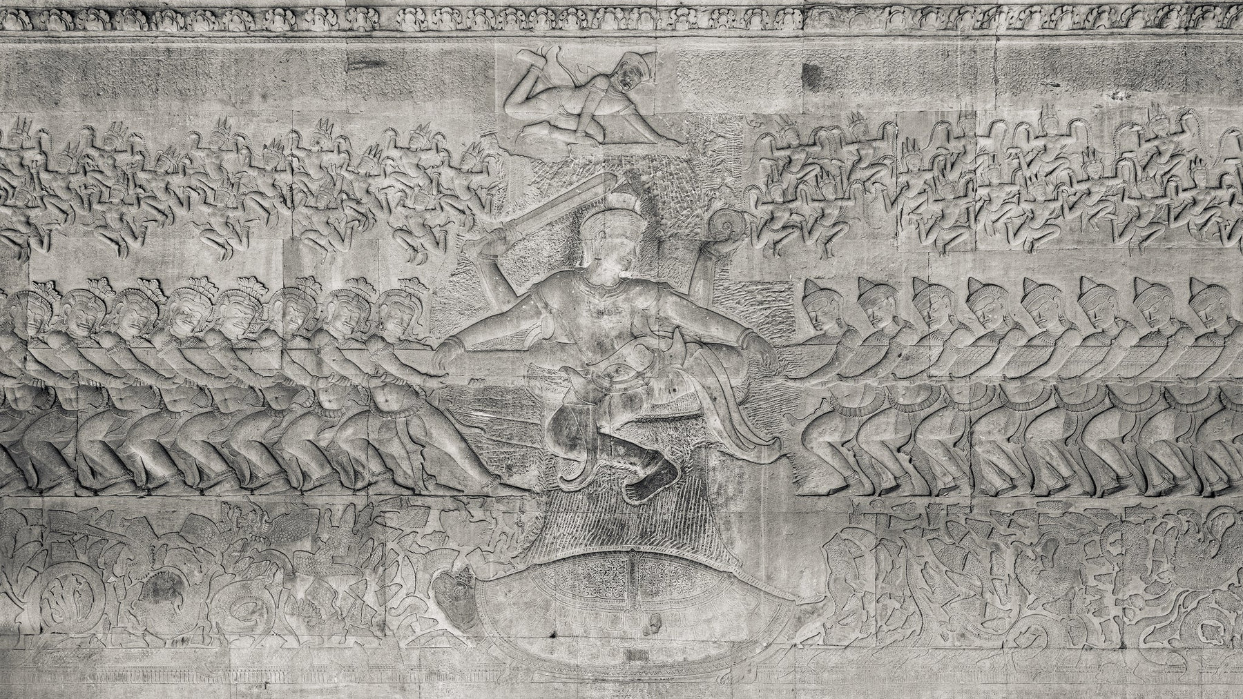 The Churning of the Ocean of Milk at Angkor Wat Temple, Part I: The ...